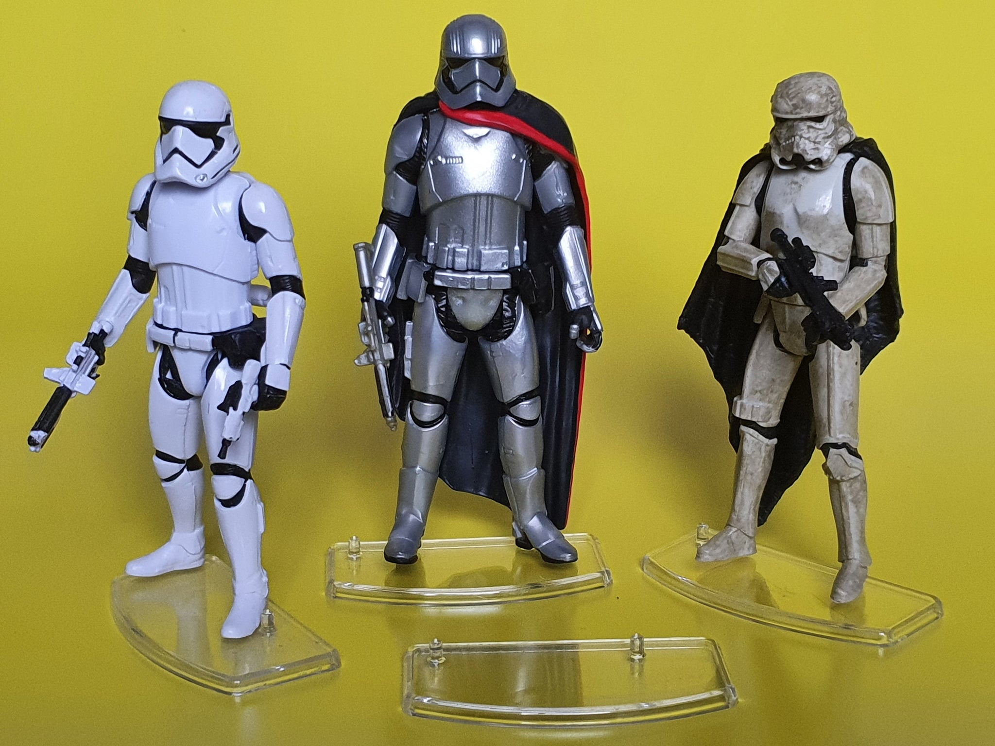 Star Wars Modern Hasbro Clear Figure Stands Vintage Collection POTF2 F ...